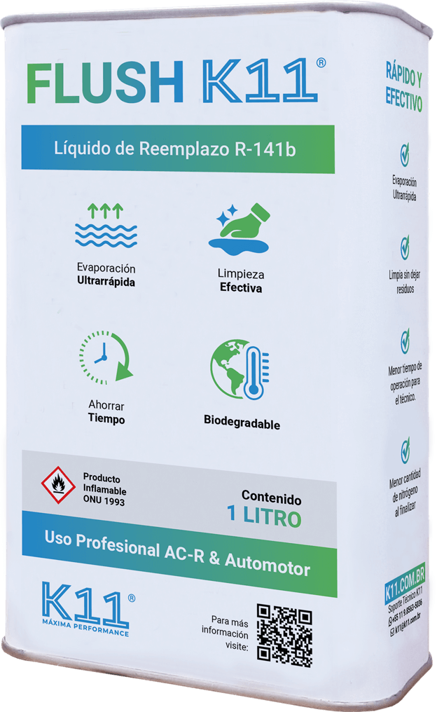 FLUSH K11® - Limpieza y lavado interior de AC-R