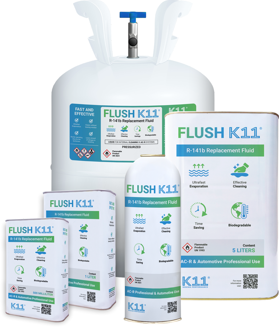 FLUSH K11® - Internal cleaning and washing for AC-R